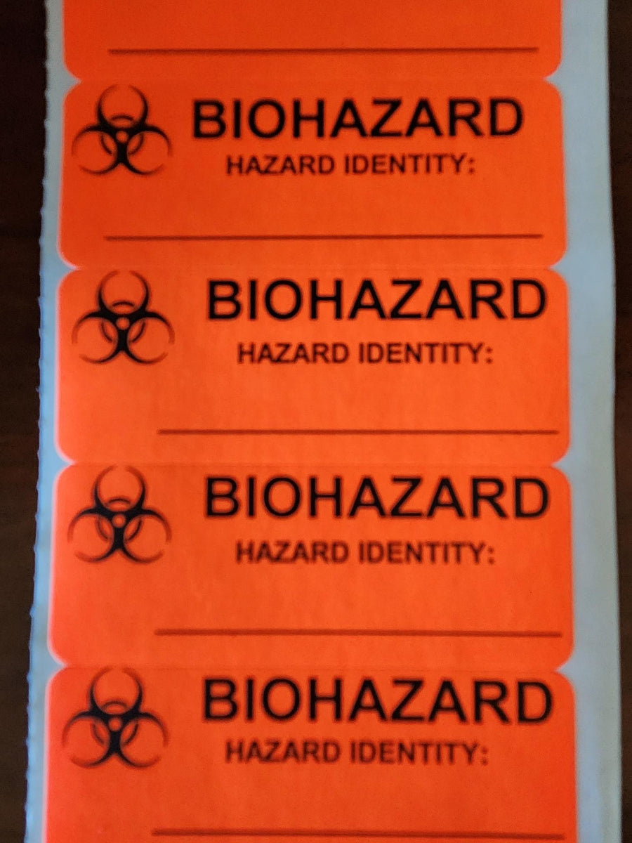 Biohazard Labels, "Hazard Identity: – medtechforensics
