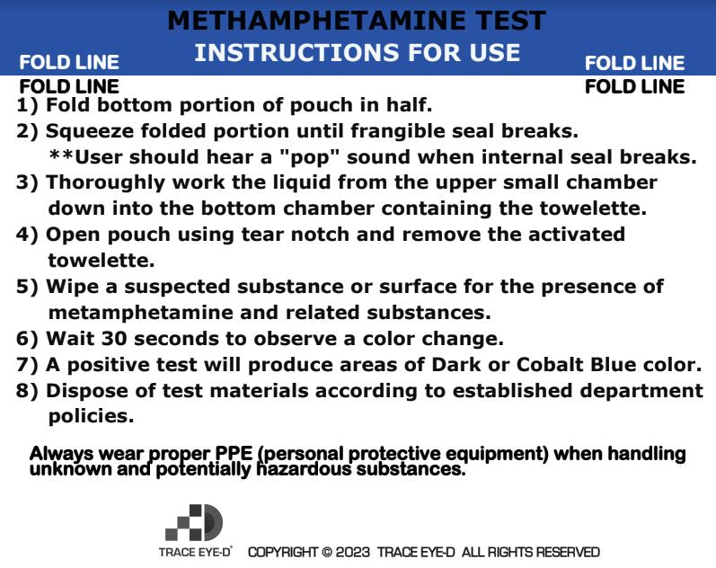 Methamphetamine Detection Safety Wipe – medtechforensics