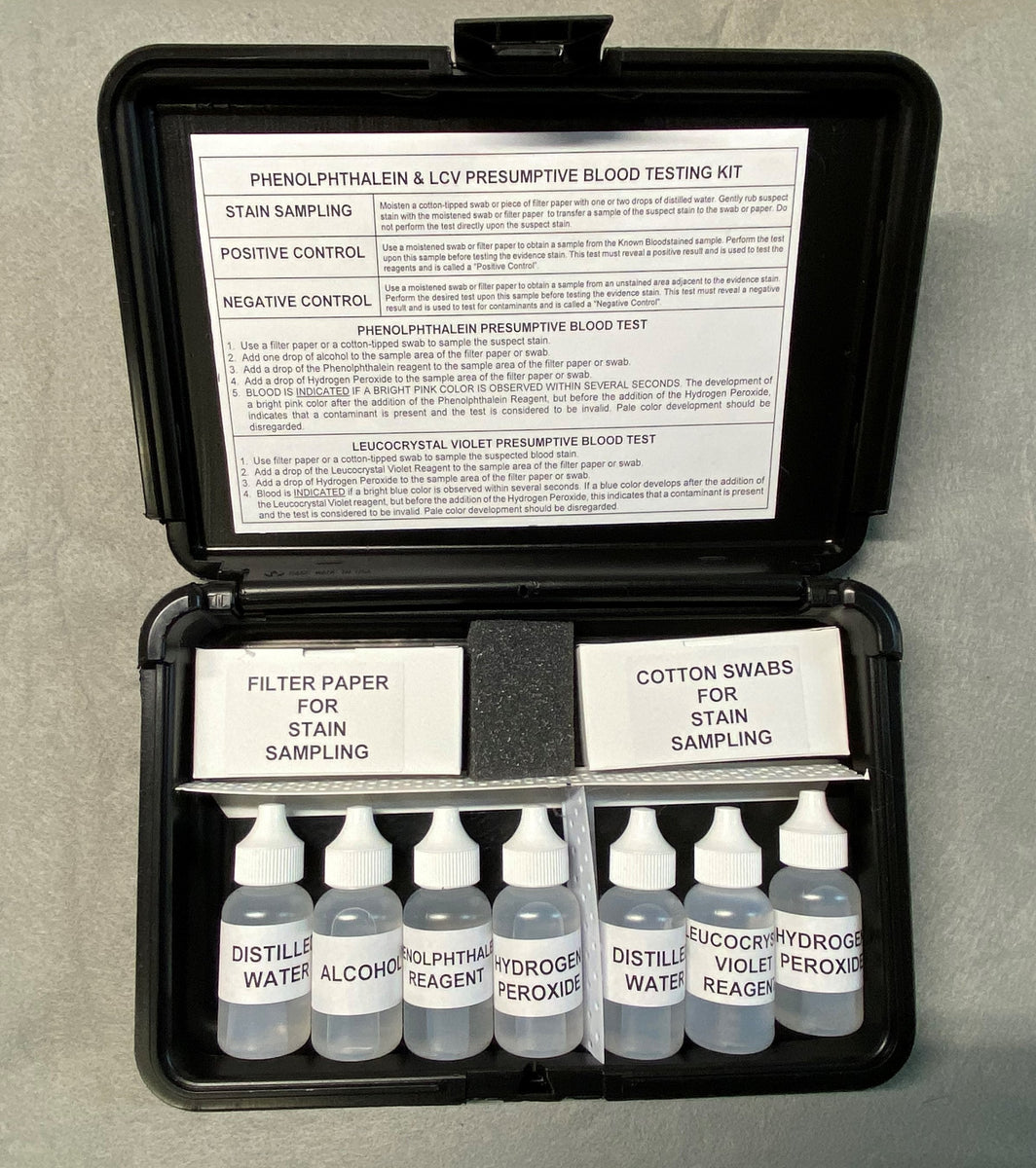 Phenolphthalein and Leucocrystal Violet Combination Kit – medtechforensics