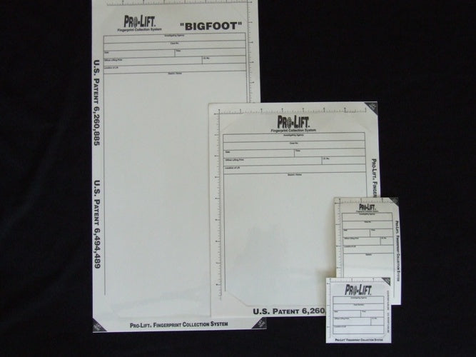 Pro-Lift Fingerprint Cards - White – medtechforensics