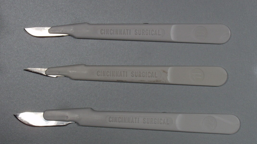 Disposable Scalpels, Size 10, Sterile, box/10 – medtechforensics